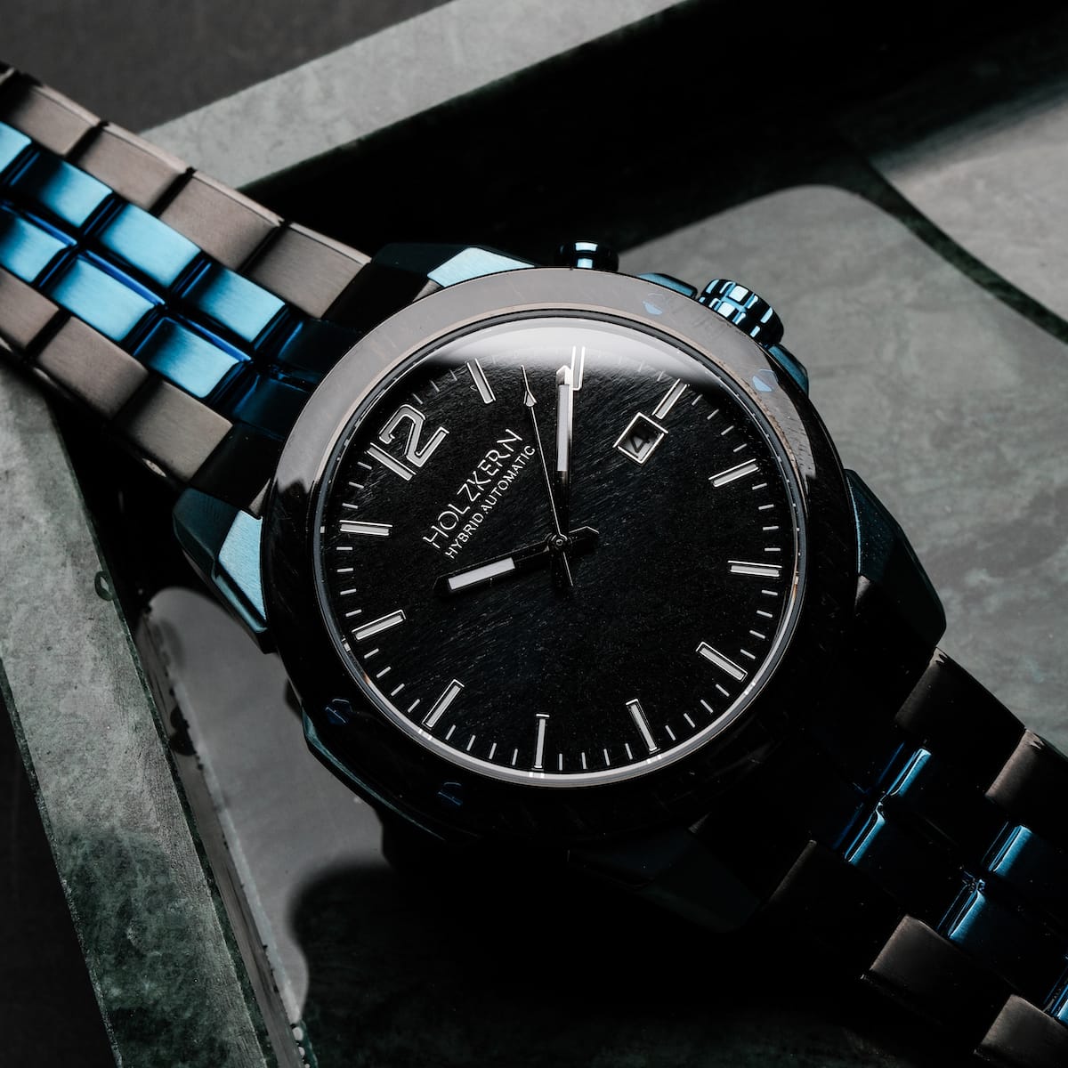 Glaciersurge (Hawk’s eye/Maple) | Holzkern Wood Watches